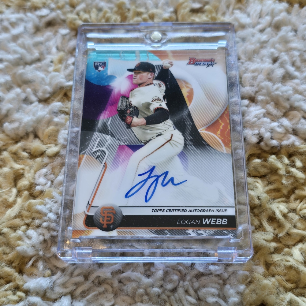 2020 Logan Webb Rookie Autograph Card - Gem